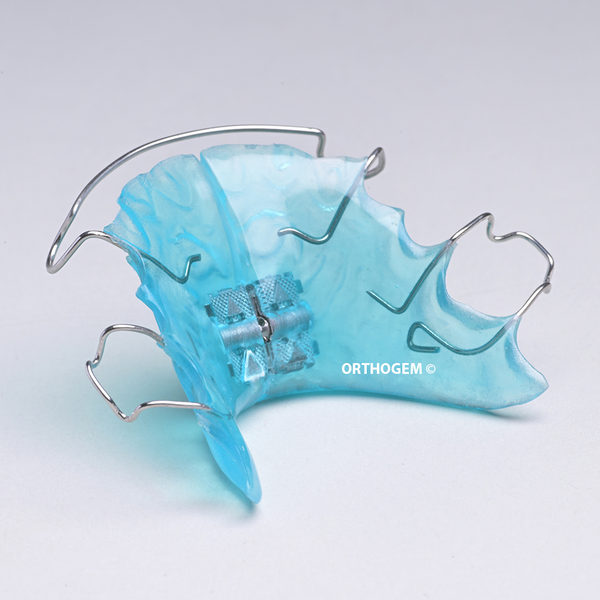 Plaque de Hawley avec vérin – orthogem-lab
